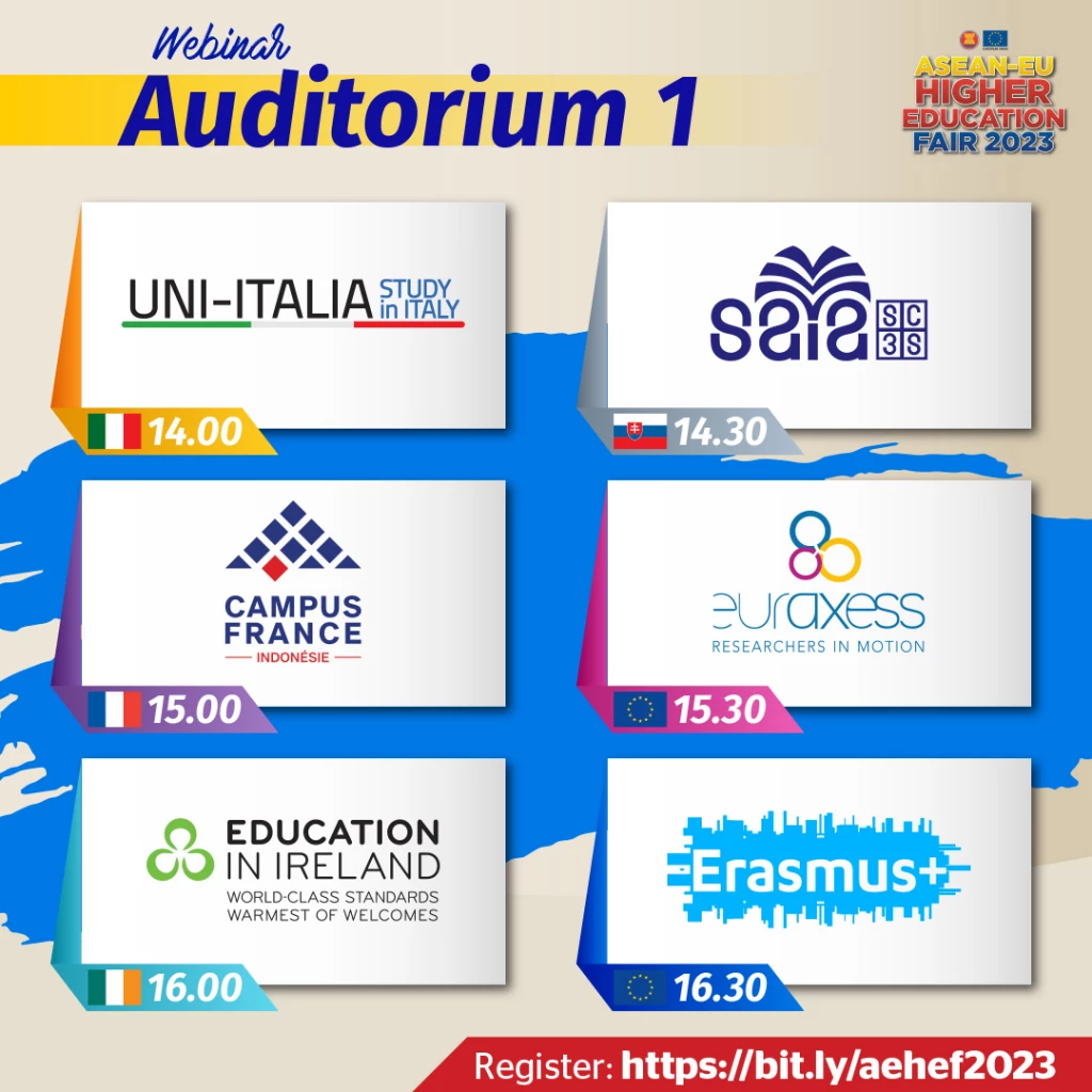 Asean – EU Higher Education Fair 2023: Discover Study Programmes and Scholarship Opportunities