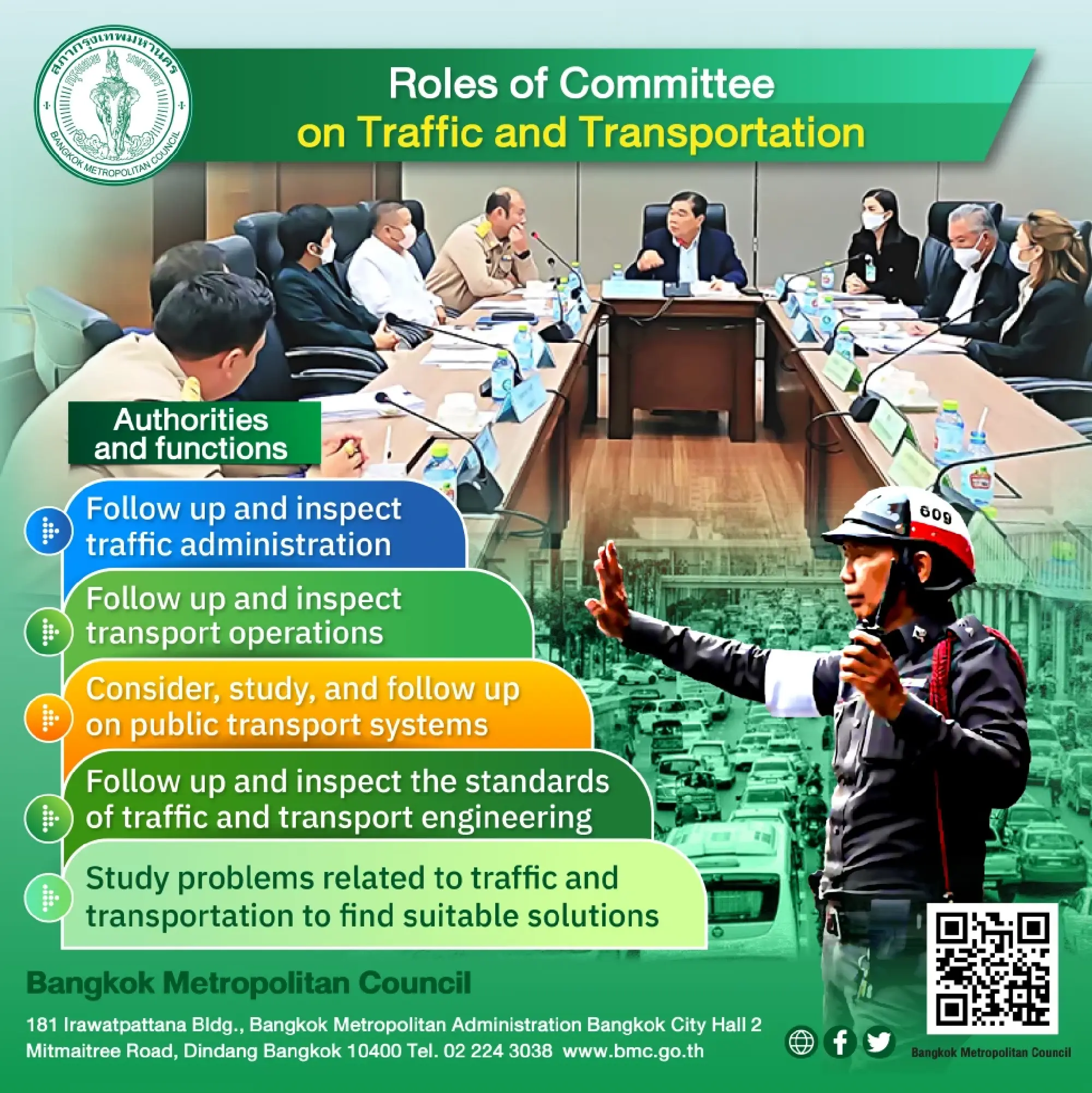 Roles of Bangkok Metropolitan Council's Committee on Traffic and ...