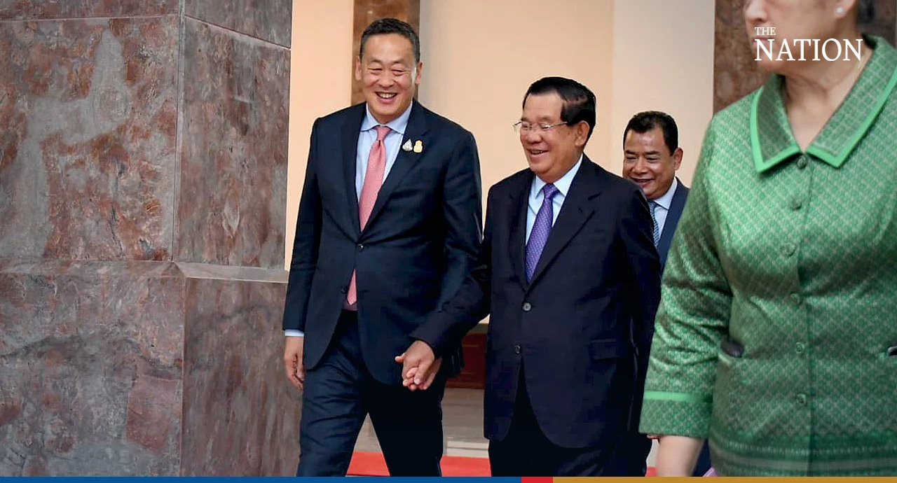 Srettha meets Hun Sen as he concludes Cambodia trip on a high
