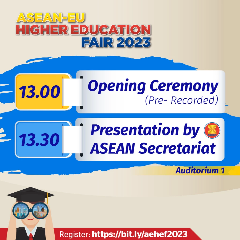 Asean – EU Higher Education Fair 2023: Discover Study Programmes and Scholarship Opportunities