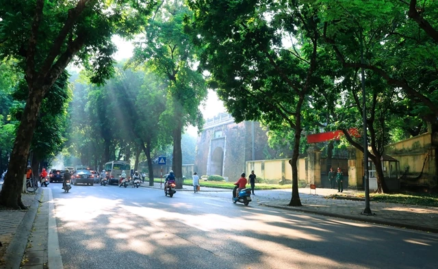 A glimpse of autumn in Hanoi