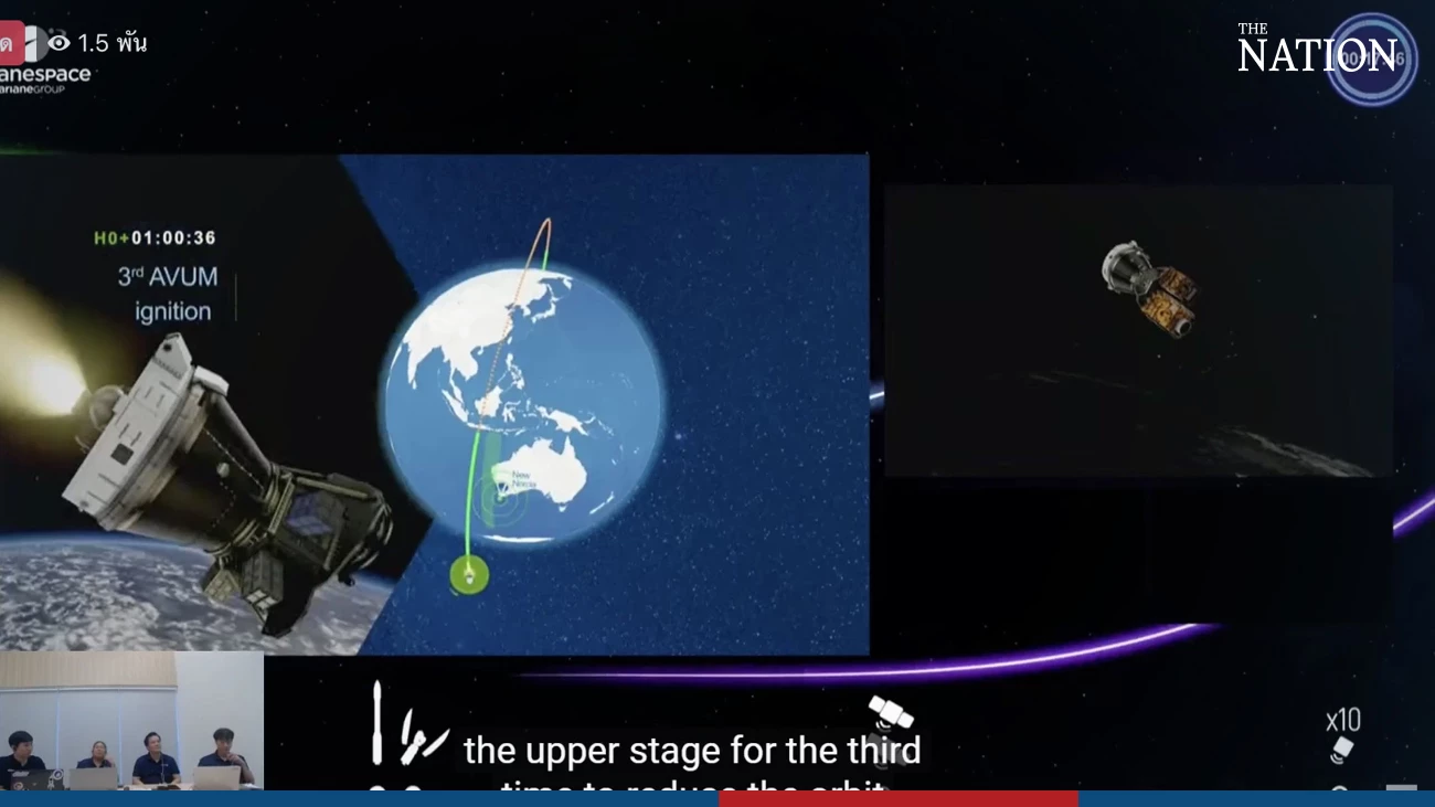 Thailand’s Theos-2 satellite successfully shoots into space