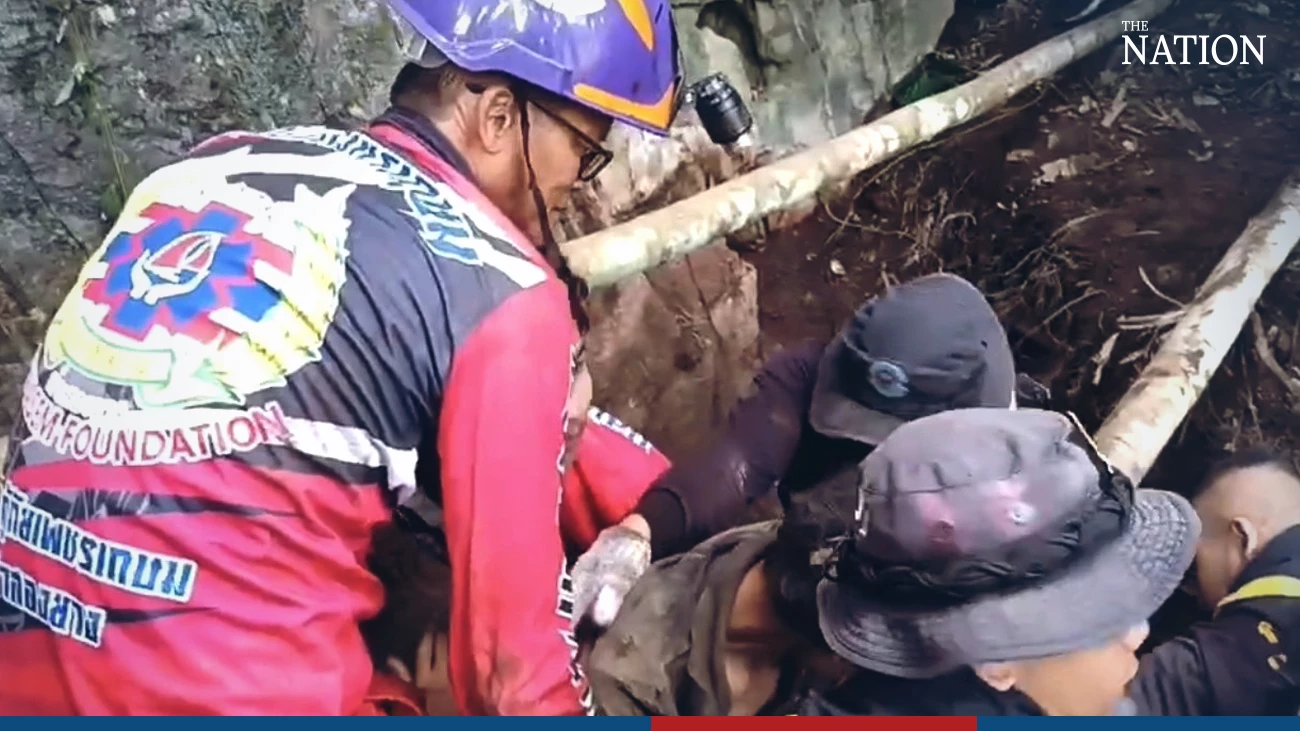 Tak officials successfully rescue victim trapped in vertical cave