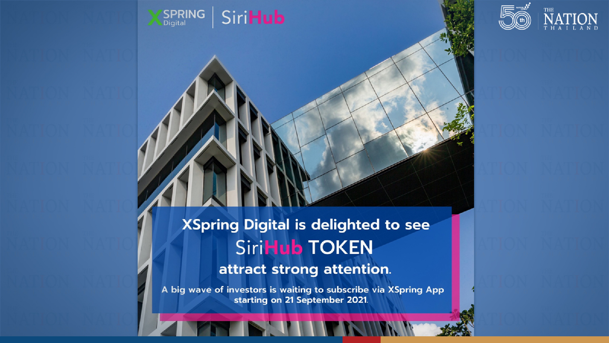 XSpring Digital is delighted to see SiriHub Token attract strong attention A big wave of investors