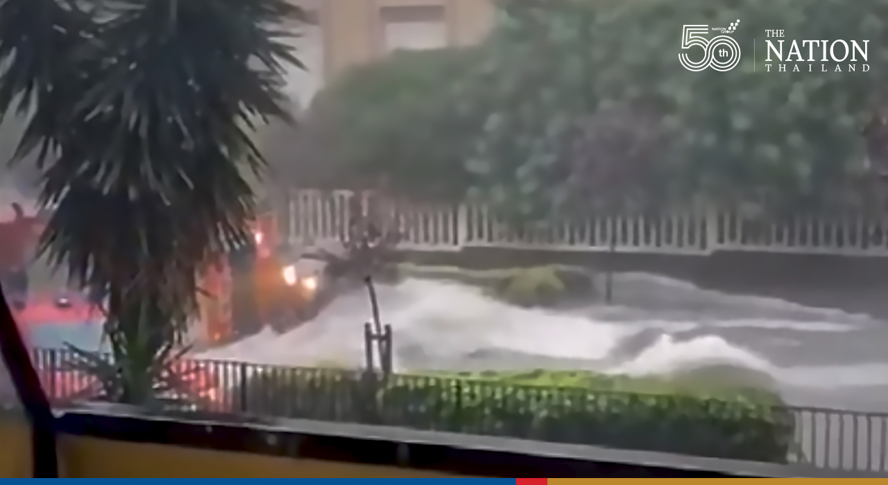 Rare and deadly cyclone sends cars floating through Italys streets