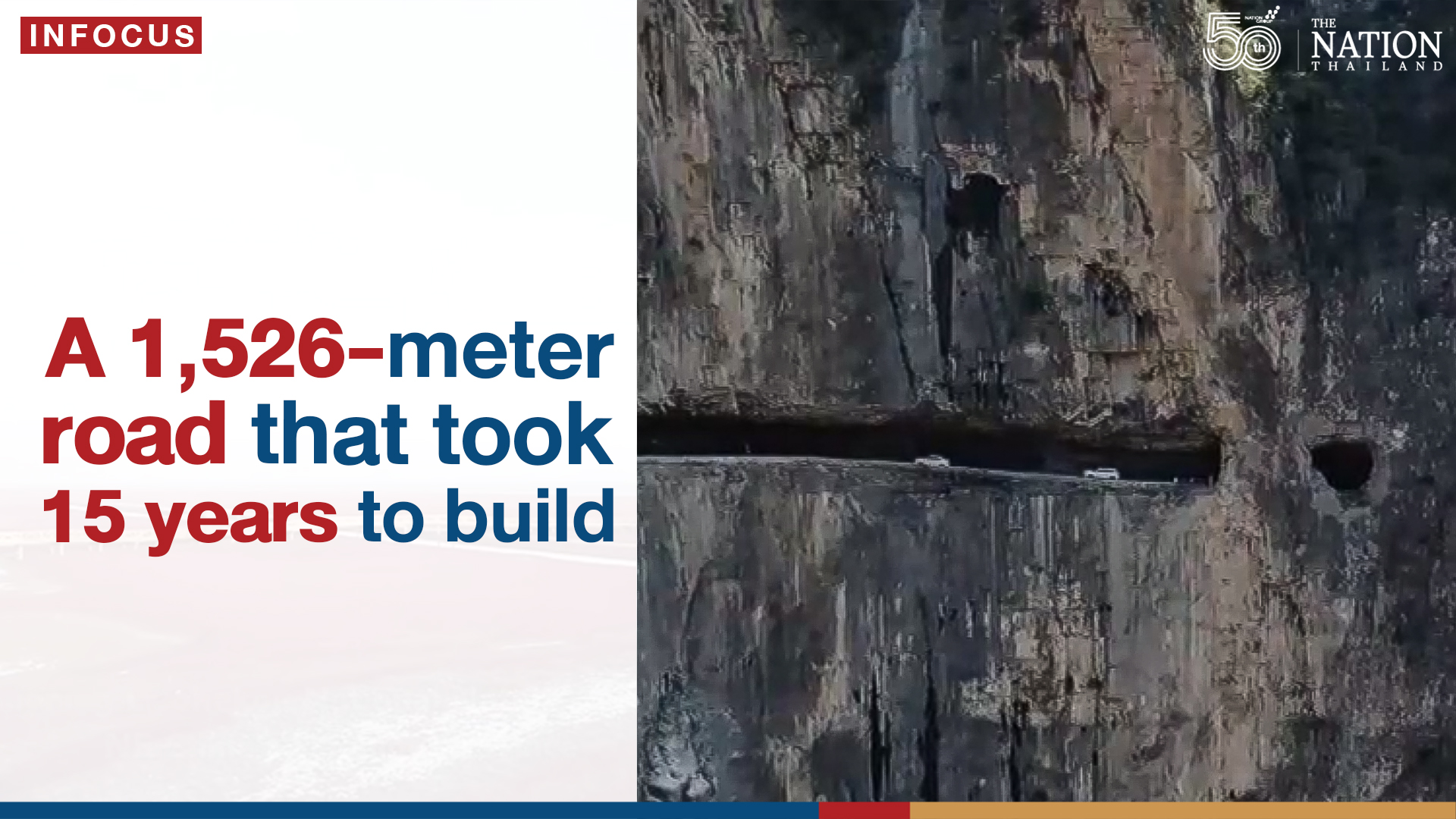 A 1,526-meter road that took 15 years to build