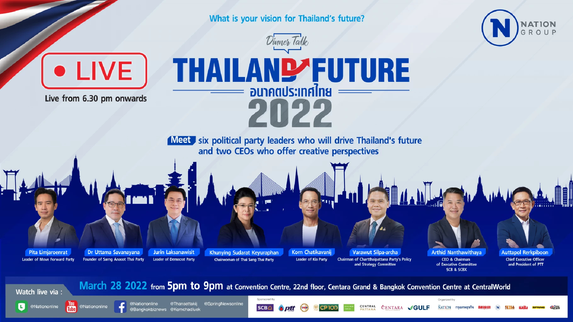 What is your vision for Thailand’s future?