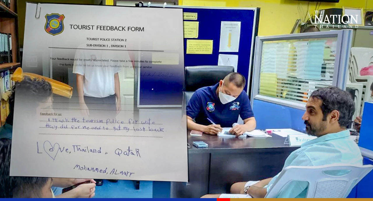 Thai Tourist Police track down more lost items for holidaymakers