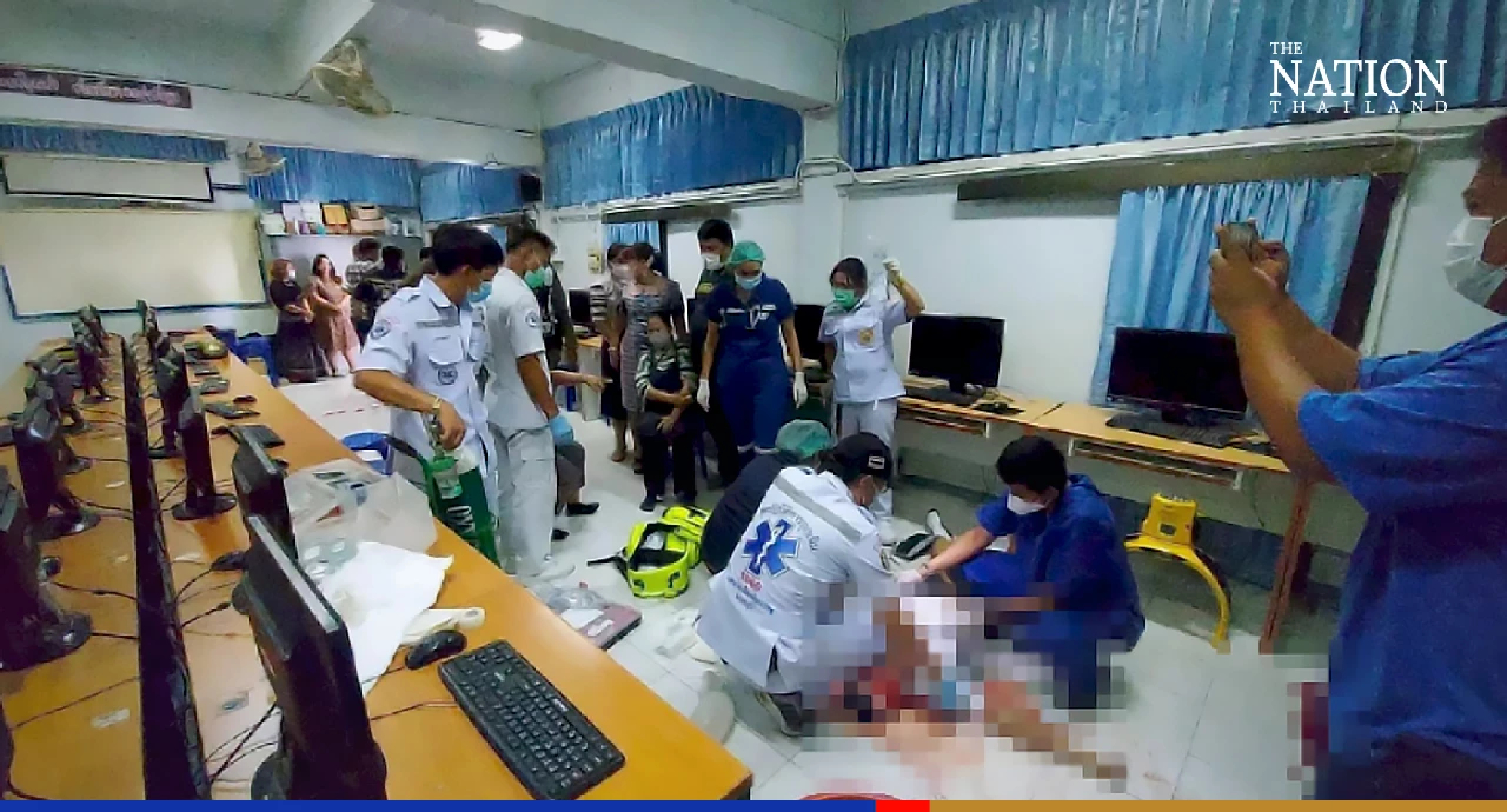 Schoolboy killed in explosion during computer class