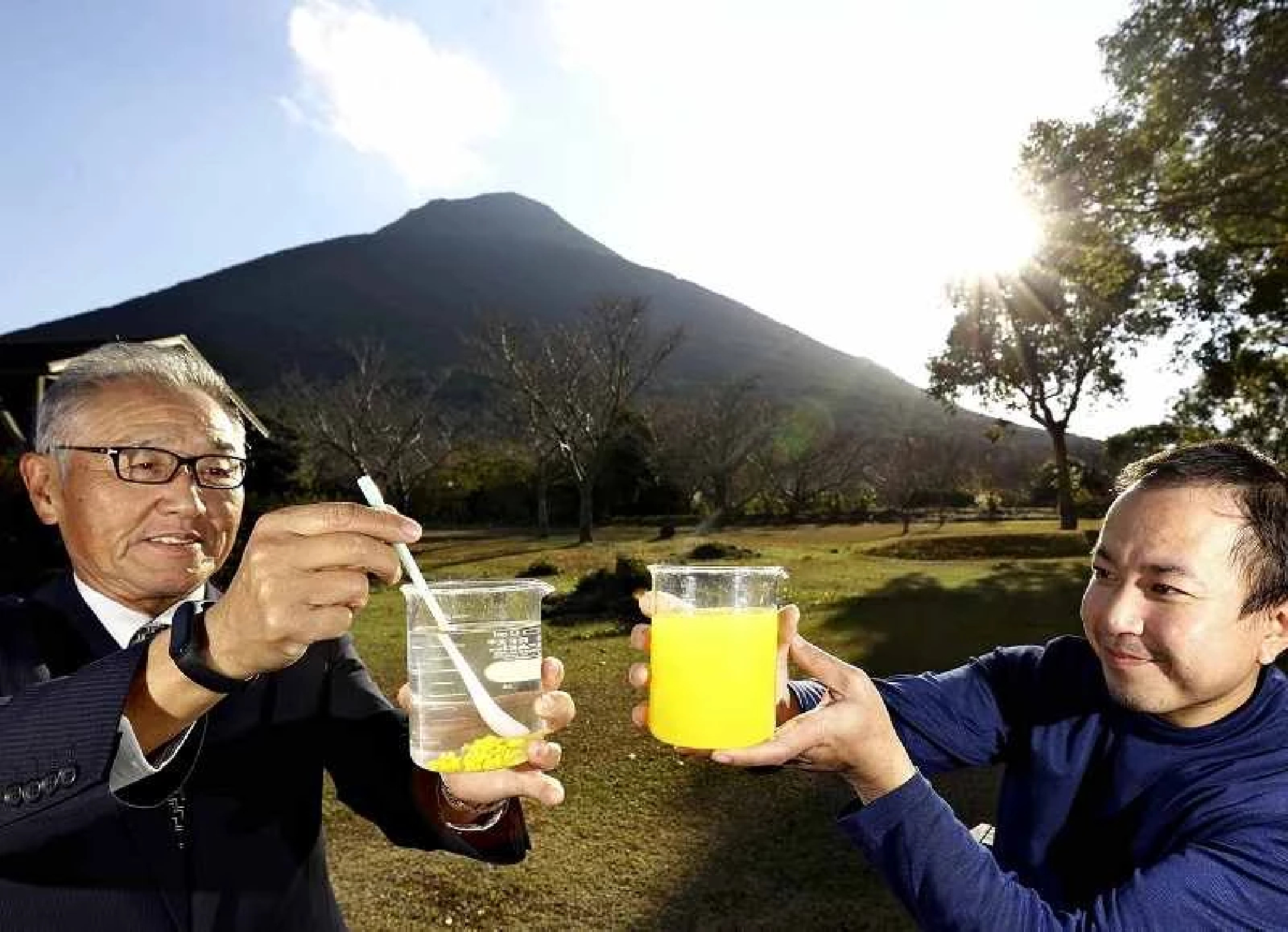 Volcanic ash from Japan to bring clean drinking water to Indian children