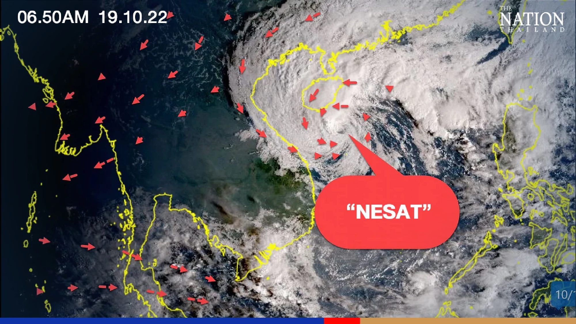 Downgraded Typhoon Nesat expected to bring only light rain in North