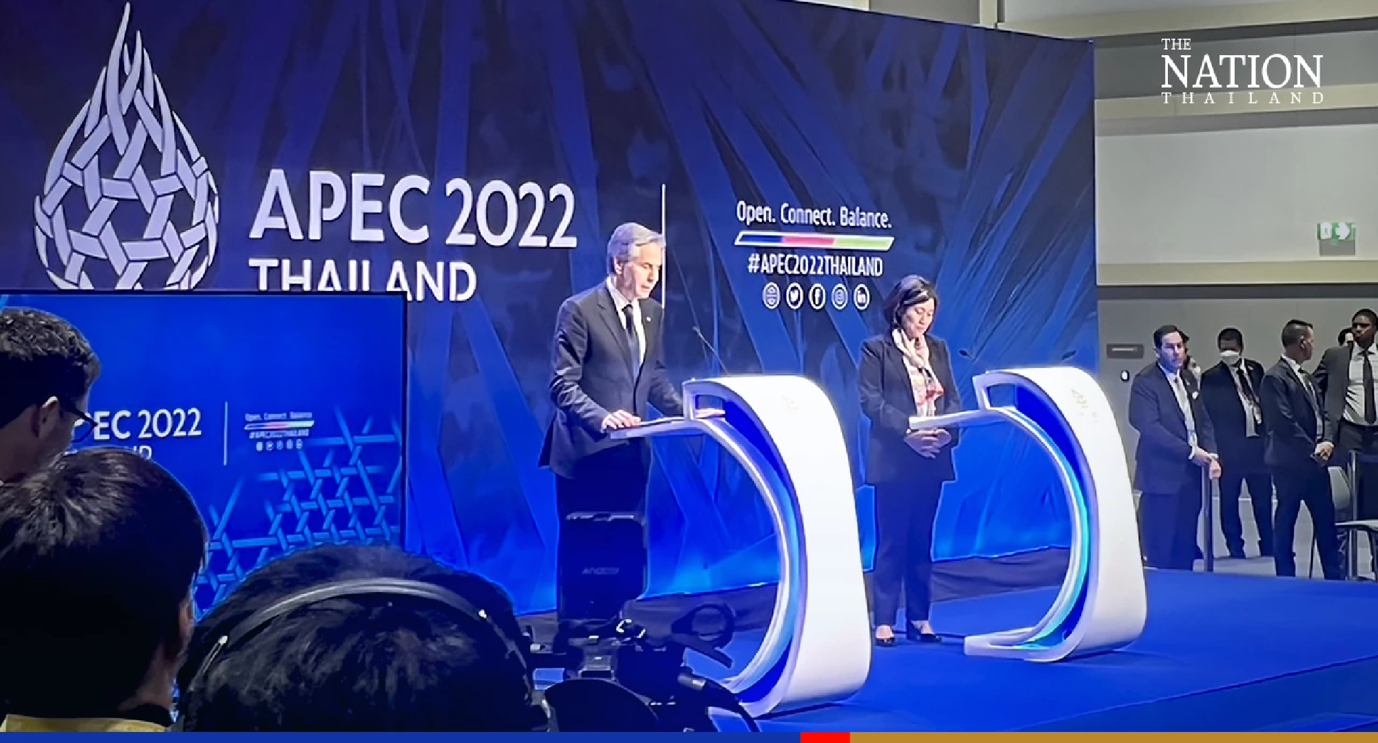 Blinken praises Thailand’s BCG economy model as world leaders arrive for Apec
