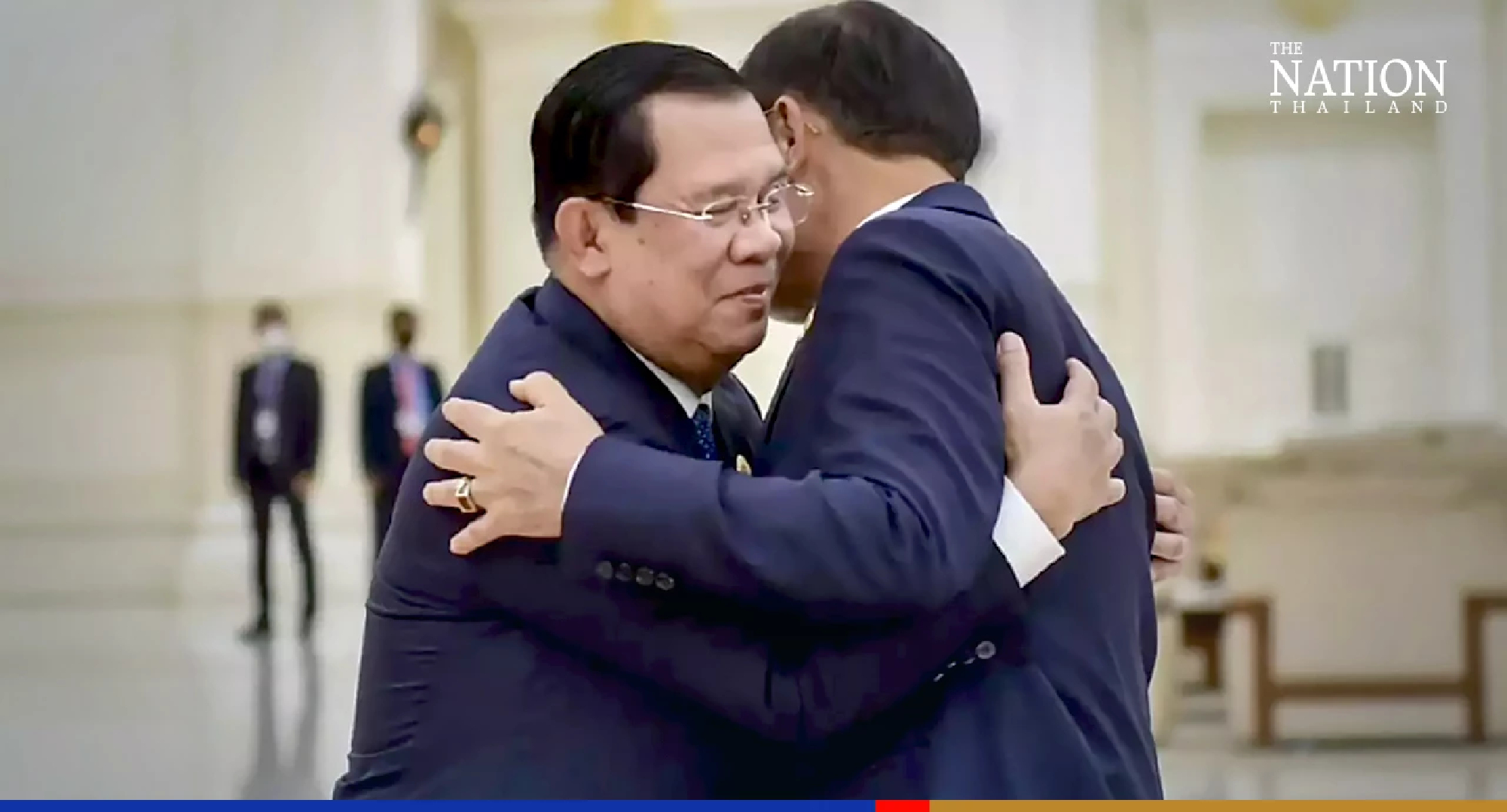 With a hug and praise, Prayut and Hun Sen meet for first time in three ...