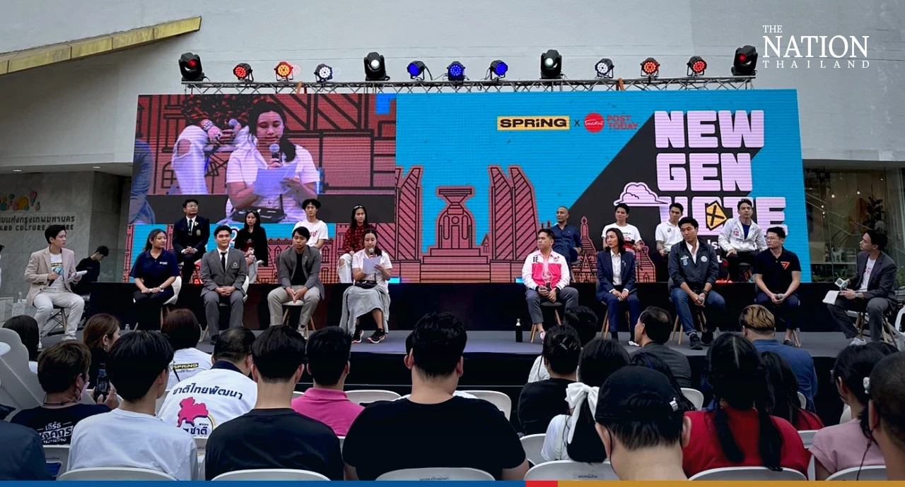 Thai politicians promote their policies for new generation at Bangkok forum