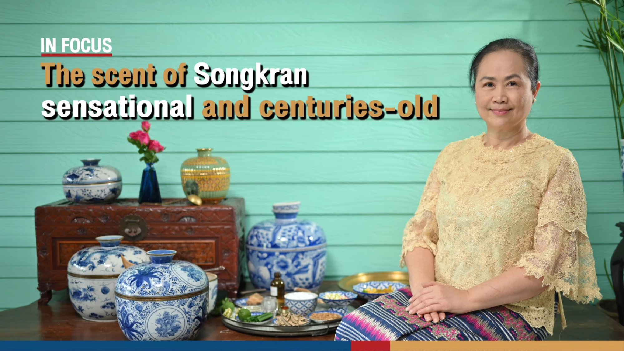 The scented water that gives Songkran its unique fragrance