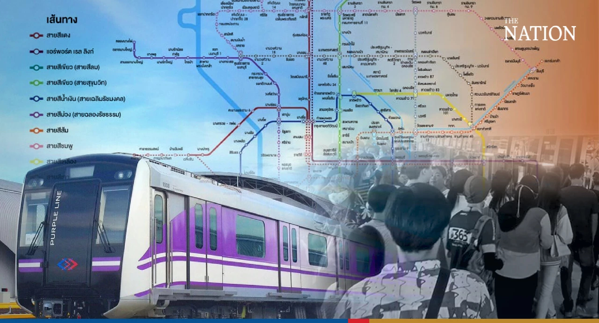 Plan for 29 new Bangkok train routes finalised next month