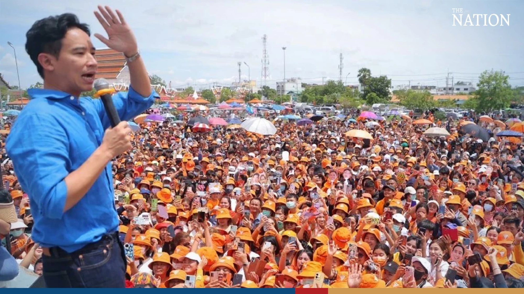 Pita to push for PM votes in Bangkok this evening after morning rally ...