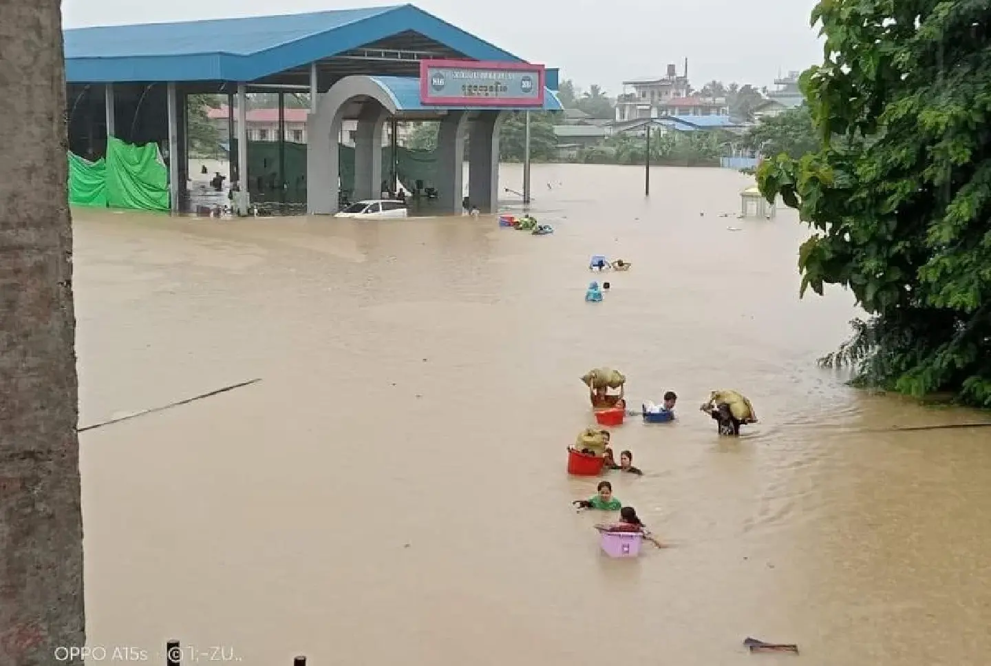Ayeyawady River floods Myitkyina, rising rapidly above danger level
