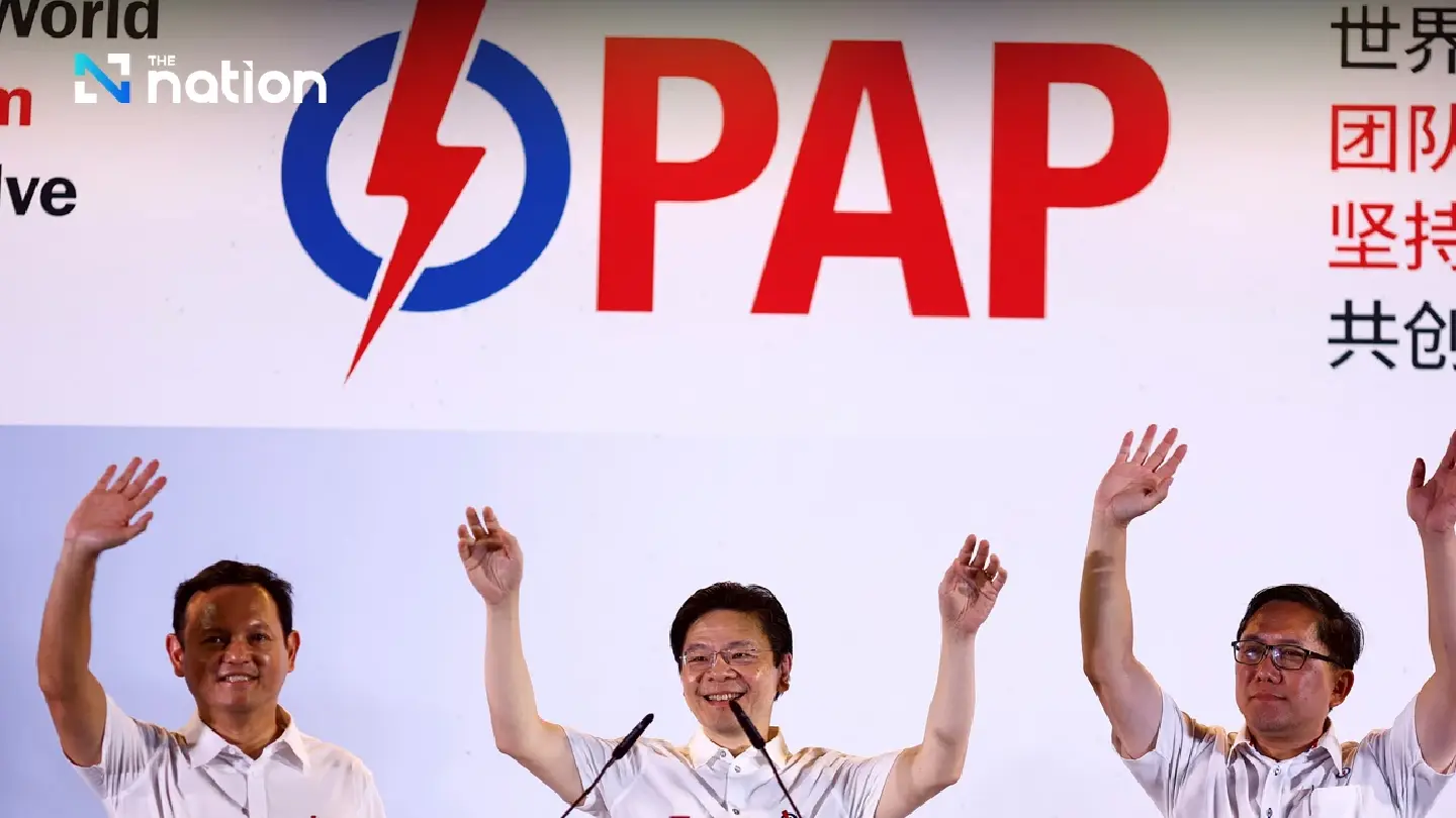 Ruling party PAP wins landslide with 65.57% vote in Singapore election